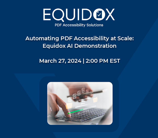 Equidox Automated PDF Accessibility Solutions
